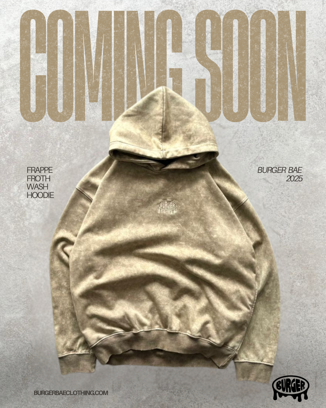 Frappe Froth Acid Wash Hoodie – BurgerBae