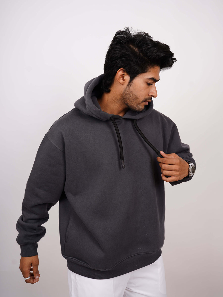 Basic : Heavyweight Baggy Hoodie For Men – BurgerBae