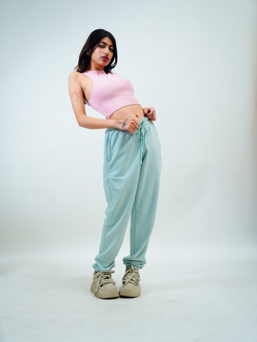 Limited Edition Pastel sky baby pink Burger Co ord Set For Women ...