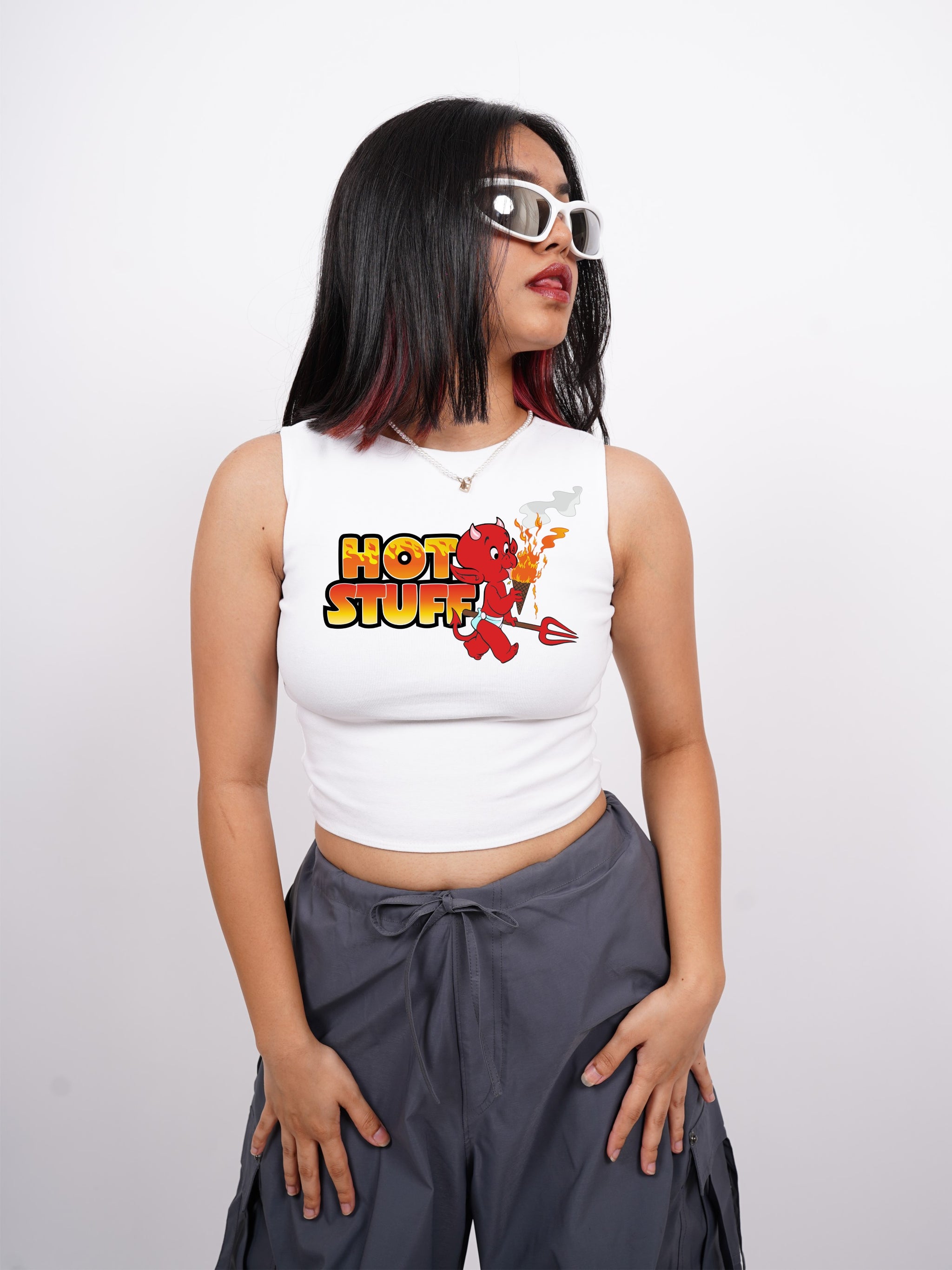 Hot Stuff - Burger Bae Sleeveless Rachel Tank For Women – BurgerBae