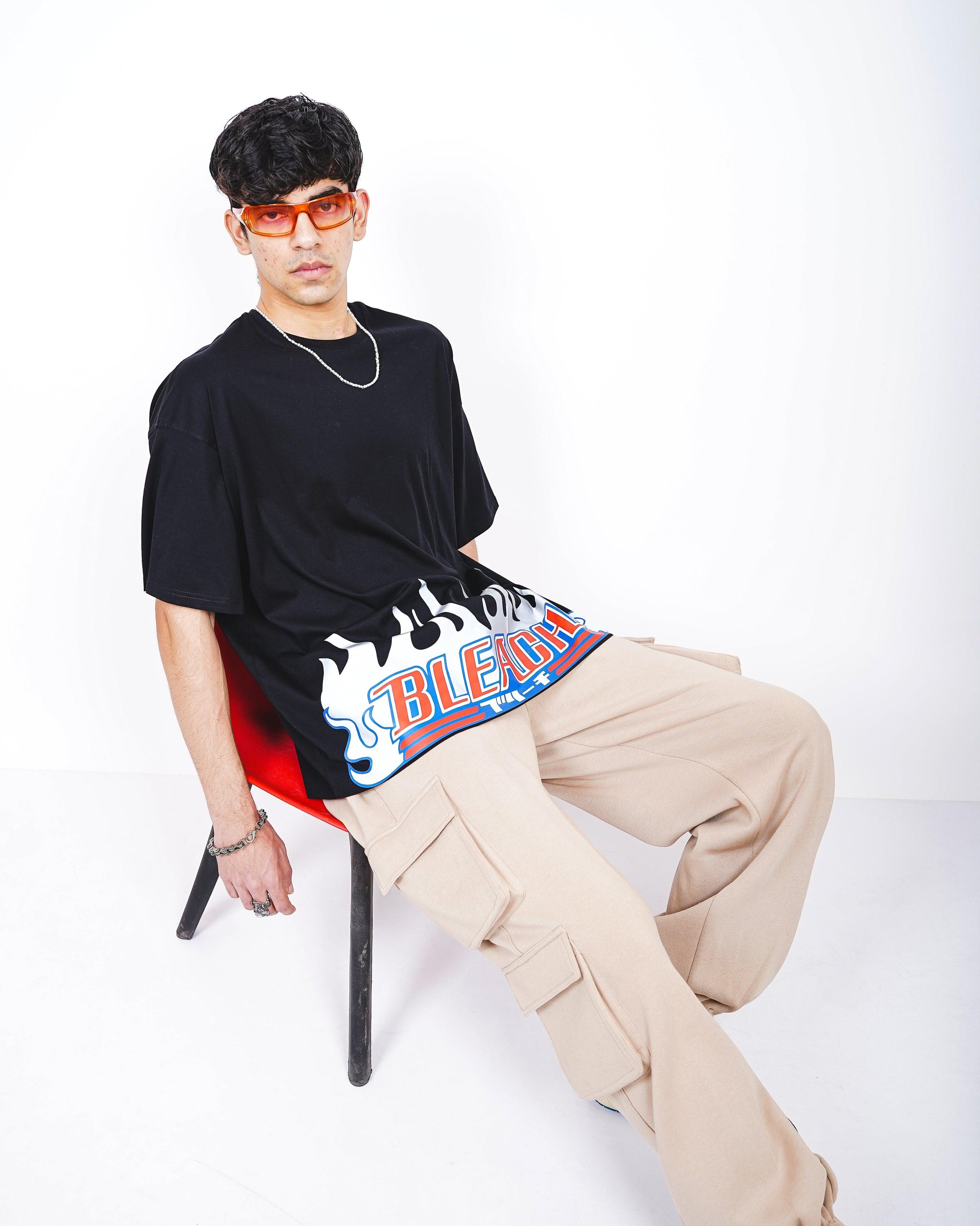 Ichigo Kurosaki (Reflective) : Bleach Drop:Sleeved Tee For Men and Wom ...