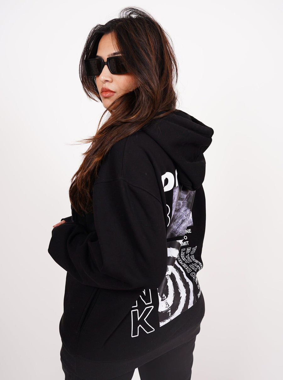 Point Blank : Heavyweight Baggy Hoodie For Men and Women – BurgerBae