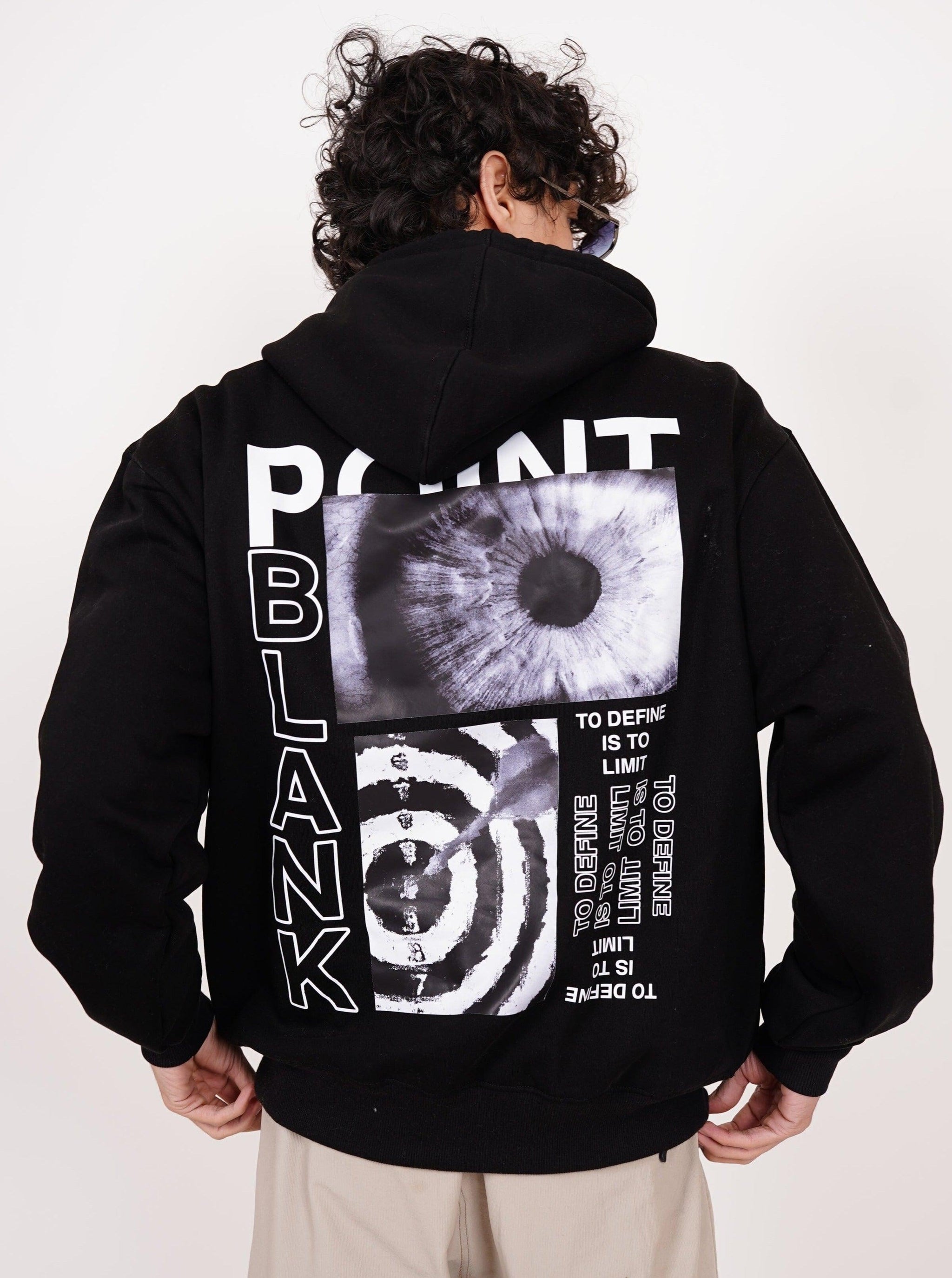 Point Blank : Heavyweight Baggy Hoodie For Men and Women – BurgerBae