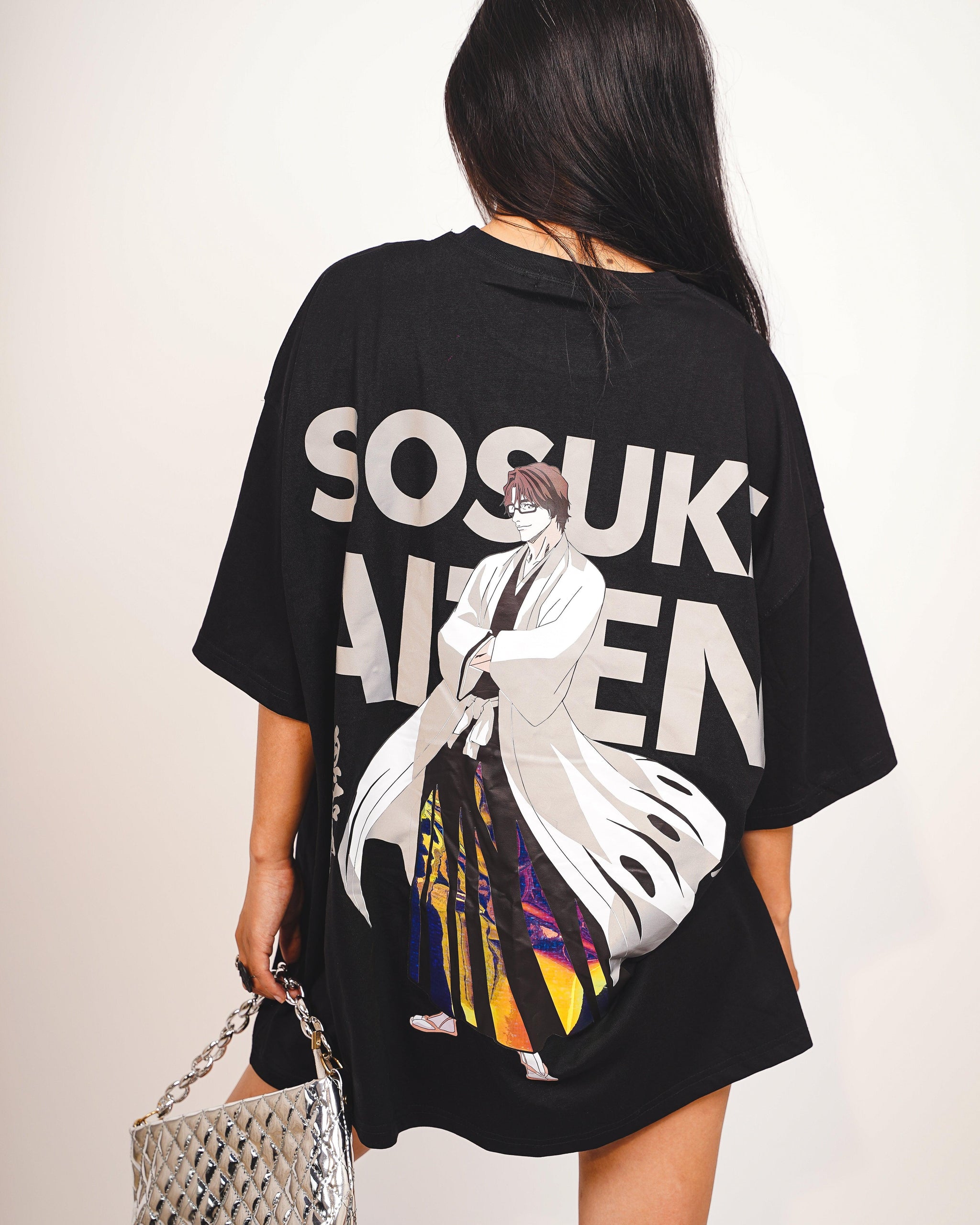 Sosuke Aizen (Reflective) : Bleach Drop:Sleeved Tee For Men and Women ...